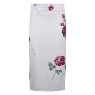 N&deg;21 Canvas Midi Rock - - Skirts - Damen - Mehrfarbig - M