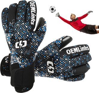 Generic Torwarthandschuhe F&uuml;r Erwachsene,rutschfeste Ausf&uuml;hrung Dick Elastisch Und Bequem,Fu&szlig;ballhandschuhe F&uuml;r Und Jugendliche - F&uuml;r M&auml;dchen Erwachsene Jugen