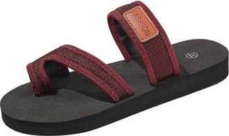 Generic 2026 Chaussures de plage d&eacute;contract&eacute;es &agrave; bout ouvert pour femme, bordeaux, 39.5 EU