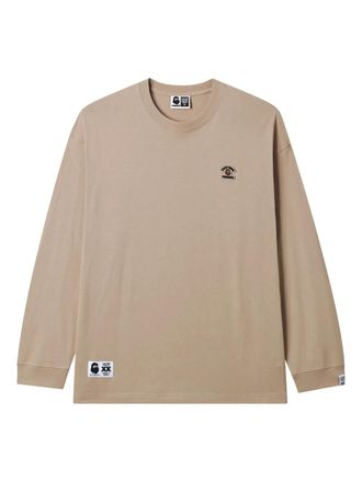 Fingercroxx t-shirt &agrave; manches longues - Marron