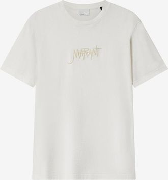 Isabel Marant T-shirt T-shirt Tee Shirt Honore - Homme - Off Blanc - Taillexs - Isabel Marant