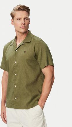 Tommy Hilfiger Hemd MW0MW43090 Dunkelgr&uuml;n Regular Fit