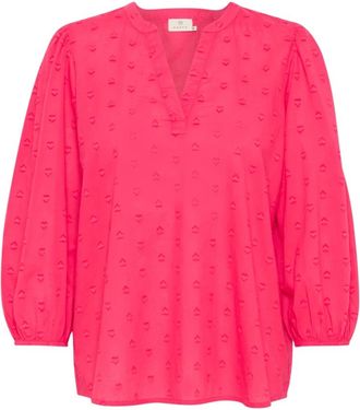Kaffe Femme, Blouses et Chemises, Rose, Taille: 40 FR KAjollia Blouse