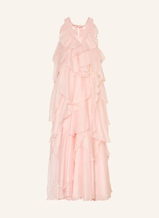 Aje Kleid Athena Mit Volants rosa