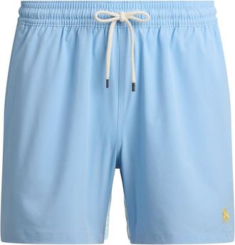 Ralph Lauren Glatte Badeshorts in Stretch-Qualit&auml;t mit kleiner Pony-Stickerei in