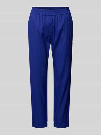 Marc Cain Straight Fit Leinenhose mit Viskose-Anteil