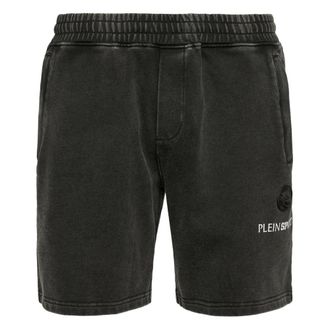 Plein Sport Jogging Shorts Cold Dye - - Sport - Herren - Schwarzk - XL