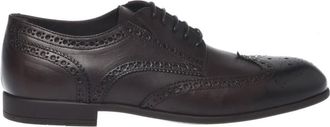 Baldinini Homme, Chaussures, Brun, Taille: 42 1/2 EU Chaussures &agrave; lacets en cuir