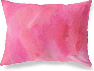 Bonamaison Le Jardin du Lin Kissen Zierkissenbezug Aquarell Thema Kissenbezug, Weich Bequem, Für Zuhause Autos Büro Sofa Wohnzimmer Couch Schlafzimmer Dekor, 35x