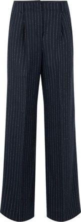 Slowear Slowear - Pantalon Large Pliss&eacute; - Femme - Pantalons - Bleu - Taille: 38 FR