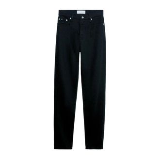 Calvin Klein Jeans Mom Jeans aus Baumwolle - - Jeans - Damen - Schwarzk - W28 L30