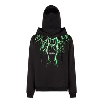 Phobia Archive Lightning Balaclava Hoodie - - Sweatshirts & Hoodies - Herren - Schwarzk - M