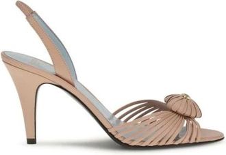 Valentino Garavani Femme, Chaussures, Beige, Taille: 39 EU Bos Taurus Sandales &agrave; Talons Aiguilles