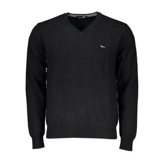 Harmont & Blaine V-neck Strickware - - Knitwear - Herren - Schwarzk - 2XL