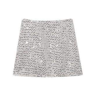 Generic Jupe &agrave; paillettes pour femmes Slim Hottie A Word, beige, XL