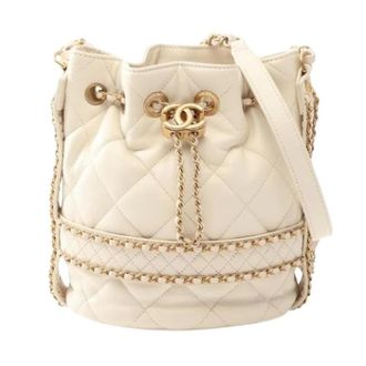 Chanel Sac seau vintage Chanel Pre-owned - Femme - Pre-owned - Blanc - Taille: ONE Size