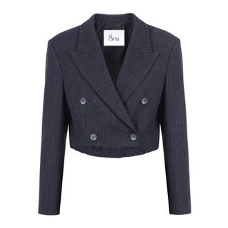 8pm Blazer - - Jackets - Damen - Schwarzk - XS