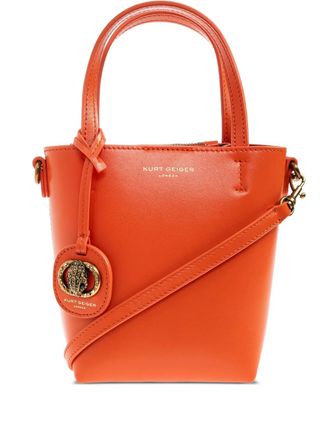 Kurt Geiger sac cabas Chelsea en cuir à ornements - Orange