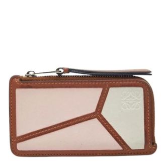 Loewe Porte-cartes Pre-owned - Femme - Pre-owned - Brun - Taille: ONE Size