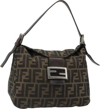 Fendi Sac bandouli&egrave;re Zucca Canvas Pre-owned - Femme - Pre-owned - Brun - Taille: ONE Size