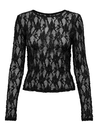 Only Onlalba L/S Lace Top JRS