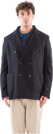 Circolo 1901 Homme, Vestes, Bleu, Taille: XL Blazer croisé en laine