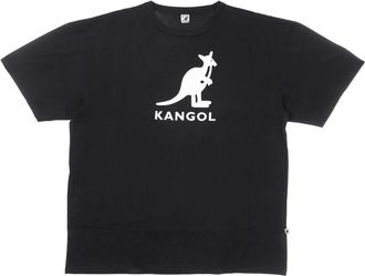 Kangol Herren Rundhals T-Shirt Schwarz/Off White - - Tops - Herren - Schwarzk - L