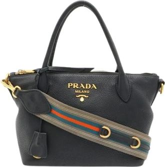 Prada Pre-owned Sac bandouli&egrave;re vintage - Femme - Pre-owned - Noir - Taille: ONE Size