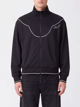 Amiri Zip-Up-Sweatshirt aus technischem Jersey mit Monogramm-Muster und hohem Kragen