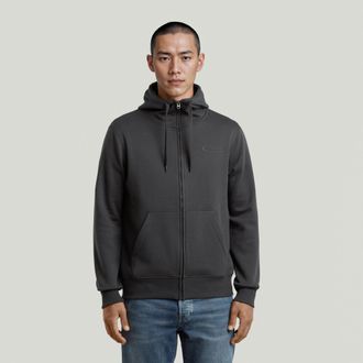 G-Star Old Skool Hoodie Zip Sweater - Grau - Herren
