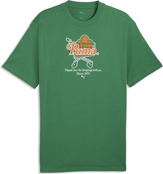 Puma T-shirt de basketball d&eacute;contract&eacute; Junior Varsity I Homme, Accessoires, Vert, 3XL