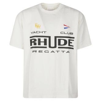 Rhude Herren, Oberteile, Wei&szlig;, MGr&ouml;&szlig;e