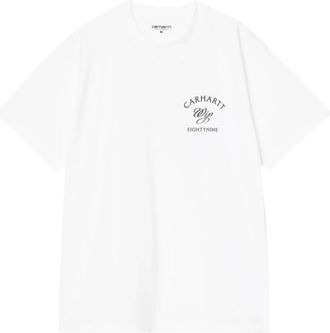 Carhartt Work in Progress Homme, Tops, Blanc, Taille: L S/S Eightynine T-Shirt