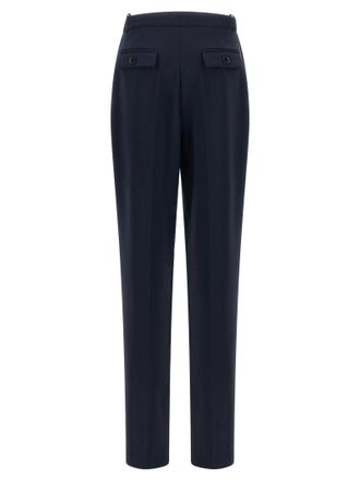 Elisabetta Franchi High-Waist Crepe Trousers