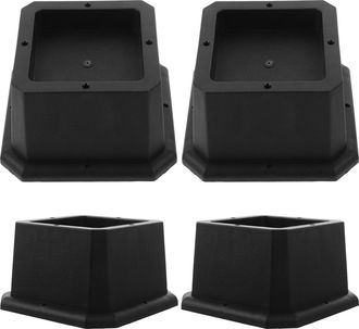 BESPORTBLE GLEAVI 4 St&uuml;ck Bettm&ouml;belerh&ouml;hungen aus Verschlei&szlig;festem Gummi 2 Zoll Hohe M&ouml;bel und Sofaf&uuml;&szlig;e f&uuml;r Stabile Erh&ouml;hung Bodenschutz und Nutzung f&uuml;r Waschmas