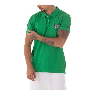 Just Cavalli Herren Logo Polo Shirt - - Tops - Herren - Gr&uuml;n - M