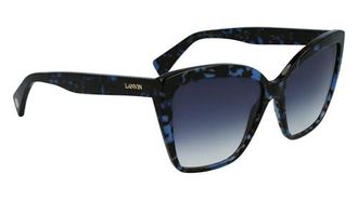 Lanvin en Bleu Lunettes de soleil unisexes, 425 Blue Havana, 59