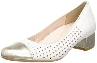 Ara Femme Nice Escarpins, Platine crème, 40 EU Large