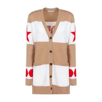 Max Mara Lange Cardigan-Strickjacken - - Knitwear - Damen - Mehrfarbig - XS