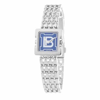 Laura Biagiotti Femme, Accessoires, Gris, Taille: ONE Size Montre Femme en Acier Inoxydable Argent