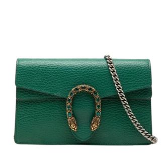 Gucci Sac bandouli&egrave;re Mini Dionysus Pre-owned - Femme - Pre-owned - Vert - Taille: ONE Size