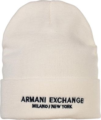 A|X Armani Exchange Caps & M&uuml;tzen - Cappello Beanie - Gr. ONE SIZE - in Wei&szlig; - f&uuml;r Damen