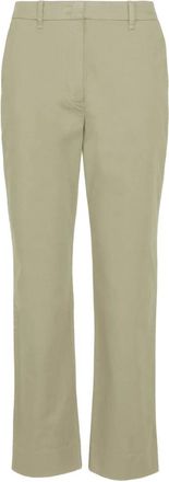 Bomboogie Femme, Pantalons, Beige, Taille: 40 FR Pantalon en satin de coton avec poche chino