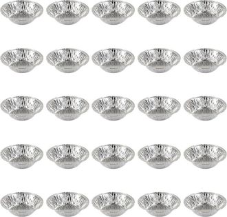 FOMIYES Aluminium Kuchenformen 300 St&uuml;ck Einweg F&ouml;rmchen Cupcake Backutensilien f&uuml;r Outdoor und Gastronomie