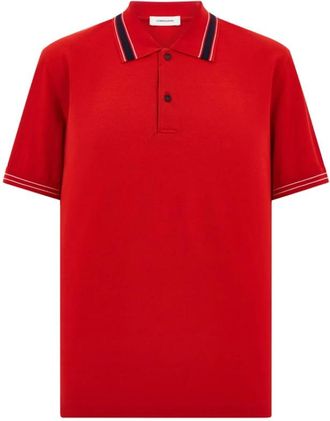 Ferragamo Homme, Tops, Rouge, Taille: L Polo