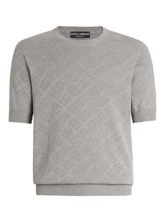Dolce & Gabbana Pull Col Rond - Gris