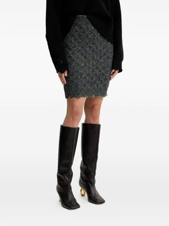 Pinko minijupe en maille - Vert