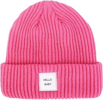 VERB TO DO Hello Baby Beanie - - Accessories - Herren - Rosa - ONE SIZE