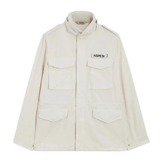 Aspesi Nat&uuml;rliche M&auml;ntel f&uuml;r Stilvolle Looks - - Jackets - Herren - Beige - XL
