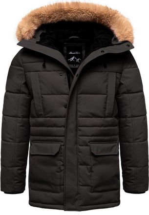 Amaci & Sons Winterjacke KENT Winterjacke Herren Gef&uuml;tterte Dicke Winter Jacke Mantel Parka mit Kapuze